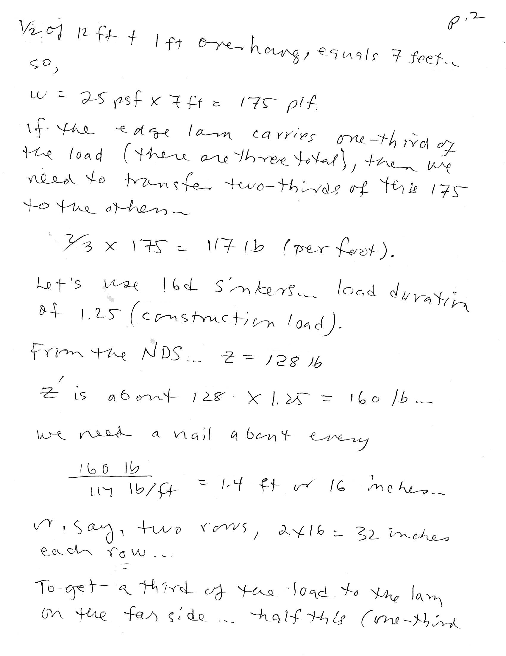 nail laminating the multi-ply header – Wood Engineering